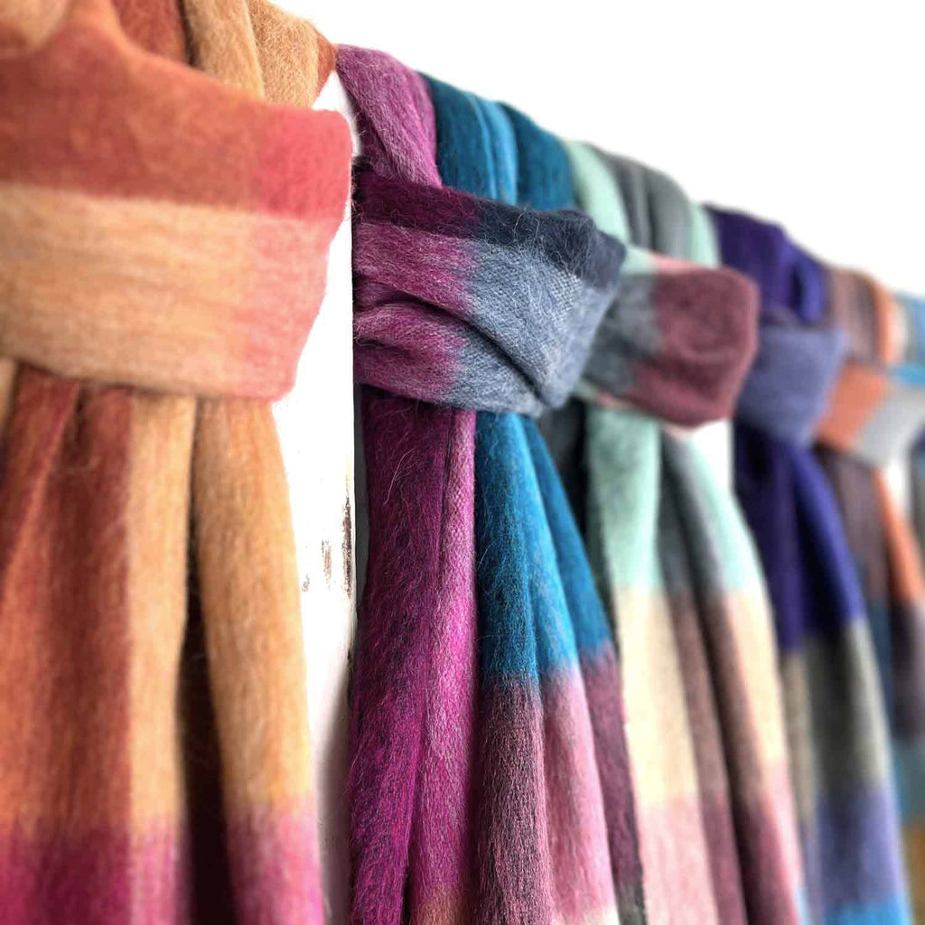 Shupaca Alpaca - NEW! Alpaca Plaid Scarf - Twilight – Lodi Alpacas Uptown